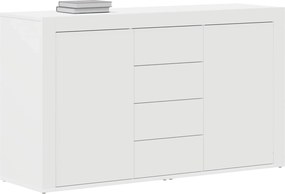 Servírovací skříň Bílá 120 x 36 x 69 cm Kompozitní dřevo 3333856