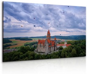 Malvis ® Obraz na plátně Hrad Bouzov Velikost (šířka x výška): 120x80 cm