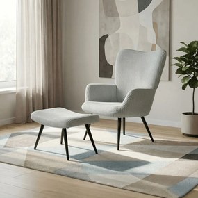 Relaxační křeslo AK-L7285 BLUE6, manšestrová látka, modrá (70 x 81) cm