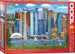 EUROGRAPHICS Puzzle Piknik v Torontu / 1000 dílků / 68 × 48 cm