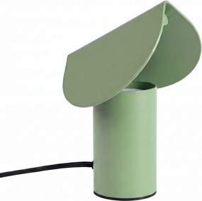Šalvějově zelená hliníková LED stolní lampa (výška 15 cm) BISCUIT – Thoro