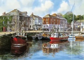 GIBSONS Puzzle Přístav Padstow / 1000 dílků / 68 x 49 cm