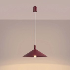 Sollux Lighting Závěsné svítidlo NOX 40 bordó