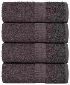 Ručníky pro hosty FROGN 4 ks antracitové 30x50 cm 360 g/m² 136678