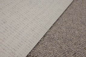 Avanti, Metrážový koberec Alfawool 40 šedý, na míru, šíře 4m,5m, šedá, ab (mřížka), ložnice