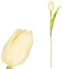 Autronic Tulipán plastový, krémový 1 ks