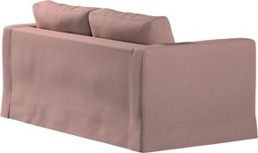 Potah na pohovku IKEA  Karlstad 2-místná , nerozkládací, dlouhý barva růžová látka pletený vzor