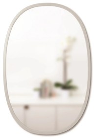 Zrcadlo HUB oválné šedé 