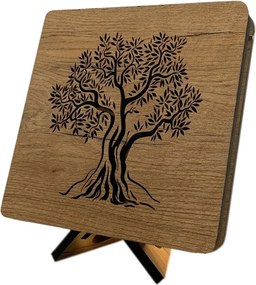 Li-Go "Olivovník" lampa 19x19 cm provedení povrchu: ořech