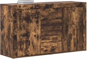 Servírovací skříň Kouřový dub 120 x 36 x 69 cm Kompozitní dřevo 3333860