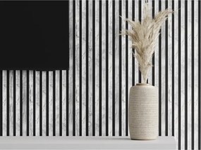 Mexen Lam-F, akustické stěnové lamely 275 × 31,5 cm, filc 6 mm, dub bělený, S105-275317-2812-064