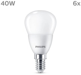 Philips LED žárovka E14 4,9W 470m 2 700K matná 6ks