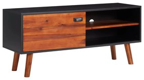 327452 vidaXL TV stolek 110 x 35 x 50 cm masivní akáciové dřevo a MDF