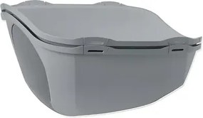 Moderna Mega Smart šedá / Kočičí toaleta s krytem / 66,2 × 45,9 × 49 c