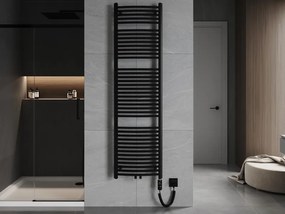 Mexen Ares, elektrické topné těleso 1800x500 mm + topná tyč 900 W, černá, W102-1800-500-2900-70