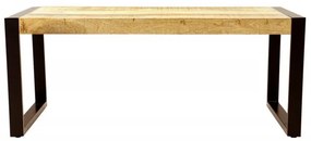 Indický nábytek - Konferenční stolek Retro 110x45x60 z indického masivu mango Mango natural