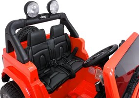 Elektrické autíčko Jeep Wrangler Rubicon LIFT oranžové