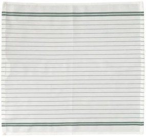 Jerry Fabrics Utěrka bavlna 50x56 cm Zelené pruhy 3 ks