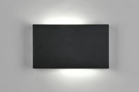 Nástěnné designové černé svítidlo Knoxville Black