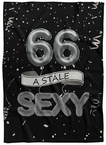 Deka Stále sexy – Černá (věk: 66, Podšití beránkem: NE)