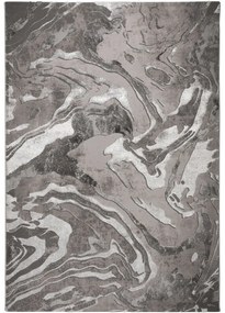Flair Rugs koberce Kusový koberec Eris Marbled Silver ROZMĚR: 80x150