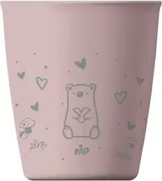 NIP NATURE line kalíšek 2ks růžová / od 12 měsíců