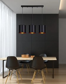 LED Solution Černo-měděný závěsný lustr Candida pro žárovku 3x E27 33-00736