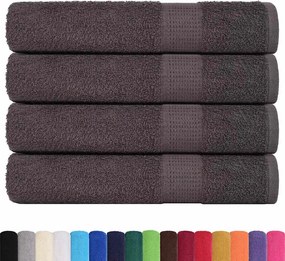 Ručníky FROGN 4 ks antracitové 100x200 cm 360 g/m² 136698