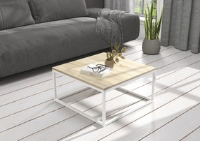 ADRK Furniture Konferenční stolek BELTEN 65x65 CT-BEL-W-S