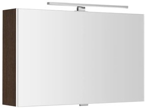 Sapho CLOE galerka s LED osvětlením 80x50x18cm, borovice rustik CE080-0016