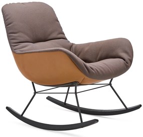 Freifrau Manufaktur designová houpací křesla Leya Rocking Lounge Chair
