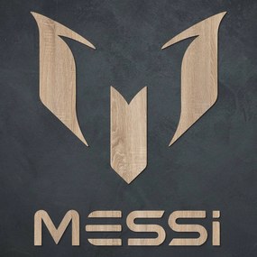 DUBLEZ | Dřevěné logo fotbalisty - Messi