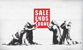 Postershop Fototapeta: Sale Ends Today (Pray) - 254x368 cm