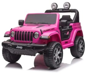 Dětské elektrické autíčko Baby Mix Jeep Wrangler Rubicon růžové