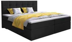 Čalouněná postel boxspring GLOS, 160x200, cosmic 100 + topper