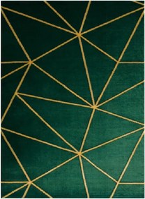 Dywany Łuszczów, AKCE: 160x220 cm Kusový koberec Emerald 1013 green and gold, zelená, chodba / předsíň