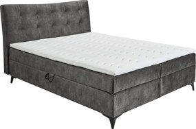 XXXLutz AMERICKÁ POSTEL, 180/200 cm, antracitová MID.YOU - Postele s úložným prostorem - 002220022002