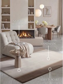 Hnědý/krémový vlněný koberec 200x290 cm Rowan – Villeroy&amp;Boch