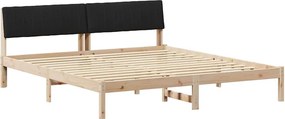 Rám postele Hnědo-černá 180 x 200 cm Masivní borovicové dřevo 3394355