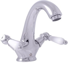 SLEZÁK RAV MORAVA RETRO - Umyvadlová baterie bez výpusti, Chrom MK528.0 - 3,8"