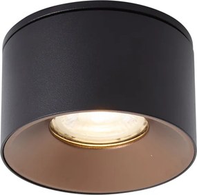 Moderní vestavné bodové svítidlo černé GU10 50mm - Echo
