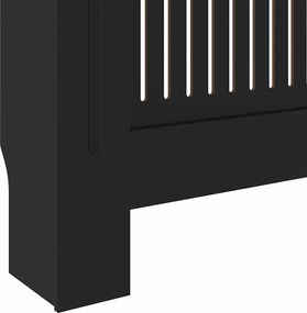 Kryt radiátoru 2 ks Černá 205 x 20,5 x 81,5 cm Kompozitní dřevo 3403238