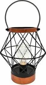 Solight WO3105 kovová lucerna se žárovkou s micro LED / 80lm / teplá b