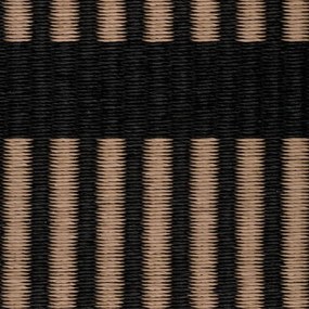 Koberec Cut Stripe: Černo-hnědá 200x300 cm