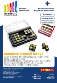 MINDOK HRA IQ Smart Obvody 120 rébusů hlavolam mn503