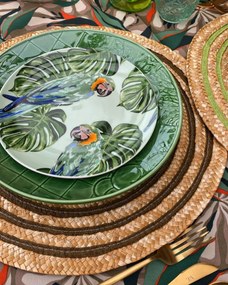 VILLA D’ESTE HOME TIVOLI Kulaté prostírání Spiral 6 kusů, barevný, dekor spirála, 38 cm