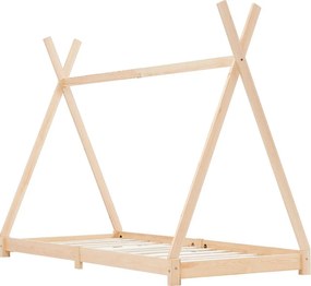 Rám dětské postele masivní borové dřevo 90 x 200 cm 283357