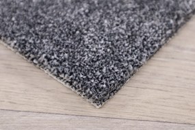 Vopi, Metrážový koberec Apollo Soft antra - neúčtujeme odřezky z role, na míru, šíře 2m,3m,4m, šedá, ab (mřížka), ložnice