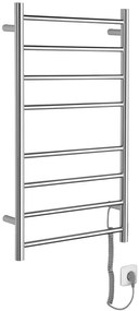 Sapho Sapho, REDONDO elektrický sušák ručníků, kulatý, 500x900 mm, 75 W, leštěná nerez, ER220V