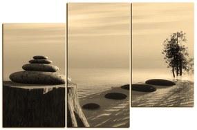 Obraz na plátně - Zen stones 1162FD (120x80 cm)